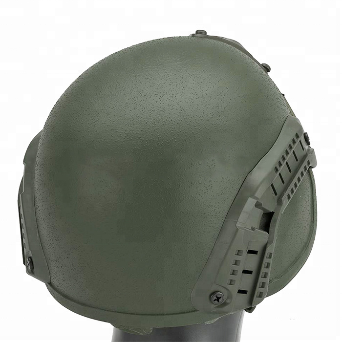 Military Style Army Green Nij Iiia Bulletproof Helmet Ballistic High ...